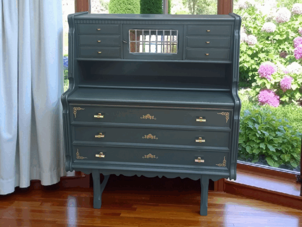 Sekretär Shabby Upcycling Gustav Kommode - jm-creative.dk